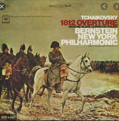 Tchaikovsky 1812 Overture Marche Slave Capriccio Italien Bernstein