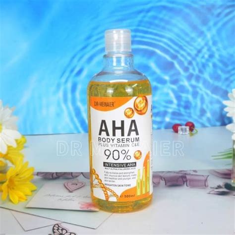 AHA Sérum Acide Hyaluronique Nicotinamide Vitamine C AHA Visage