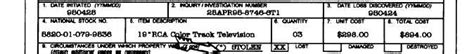 Figure 8 13 Example Of A Completed Report Of Survey Dd Form 200 Front