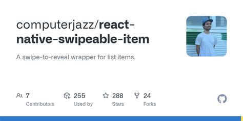 Issues · Computerjazzreact Native Swipeable Item · Github