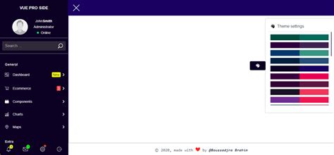 Github Boussadjra Vue Pro Sidebar Responsive Sidebar Using Vue Js