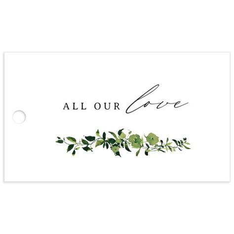 Simple Vine Wedding Invitations