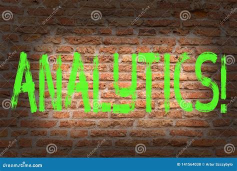 Word Writing Text Analytics Business Concept For Data Analysis