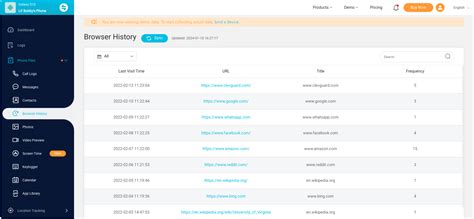 Web History Tracker To Check Browser History MoniVisor