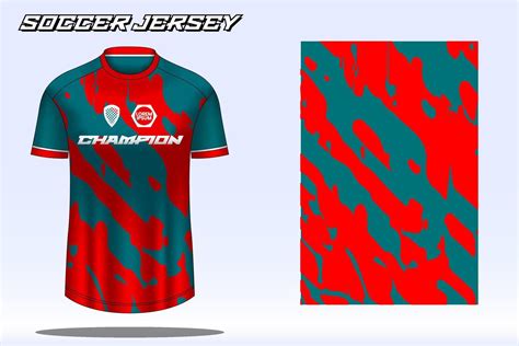 Maqueta De Diseño De Camiseta Deportiva De Camiseta De Fútbol Para Club