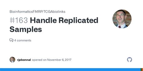 Handle Replicated Samples · Issue 163 · Bioinformaticsfmrptcgabiolinks · Github