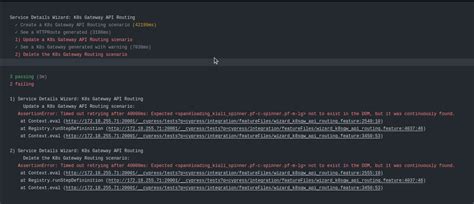 Ci Cypress Flake K8s Gateway Api Routing · Issue 5761 · Kiali