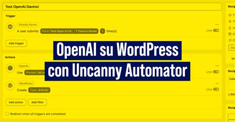 Integrare Openai Claude Deepseek Su Wordpress Con Uncanny Automator