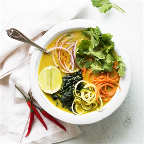 Vegetable Coconut Curry Soup