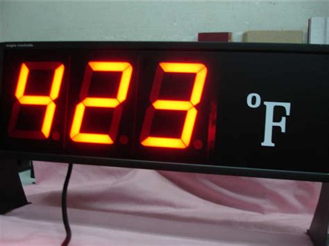 Large Digit Temperature Displays Large Temperature Measuring Displays