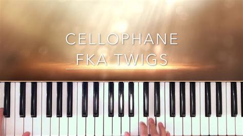 Cellophane Fka Twigs Piano Cover Youtube