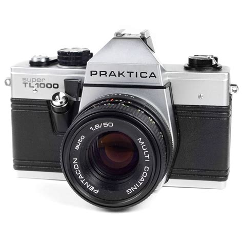 Praktica Super Tl1000 Slr 35mm Film Camera With Prime 50mm Etsy