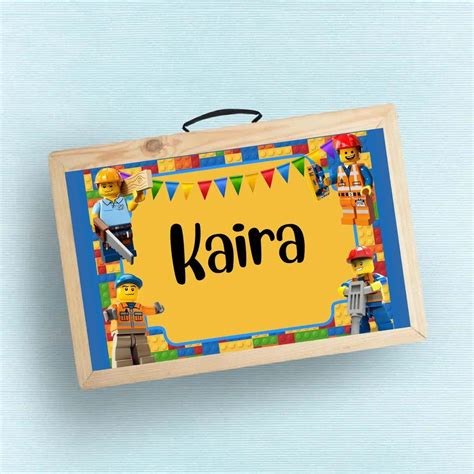 Custom Folding Wooden Table Chatterbox Labels