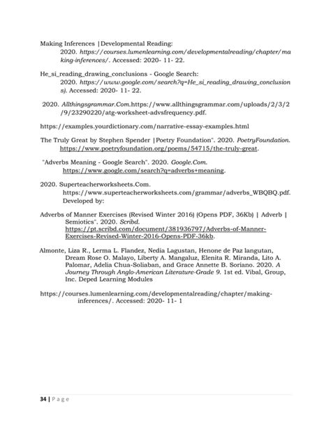 496454418 Grade 9 English Quarter 2 Module Week 1 4 Pdf