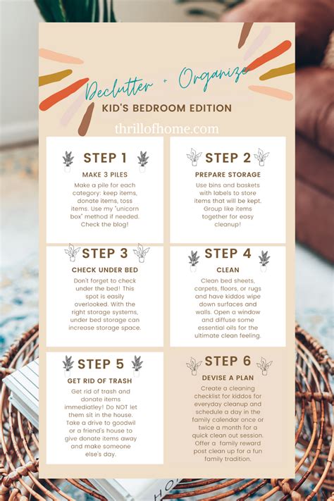 Declutter And Organize My FREE Step By Step Guide And Printable Thrill Of Home