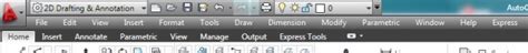 Menubar And Status Bar Autocad Tips