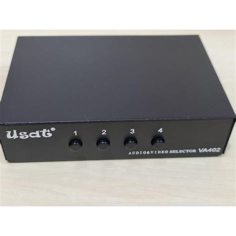 Jual Av Selektor Shibei Rca Switcher 4 Input And 2 Output Body Besi Shopee Indonesia