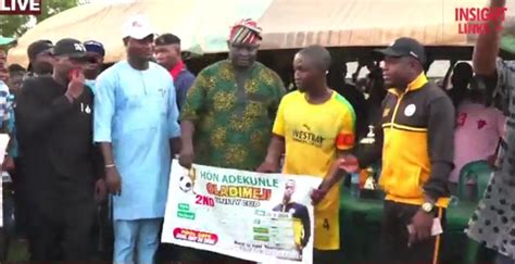 Why I Organized Football Competition Osun Lawmaker Insight Multi