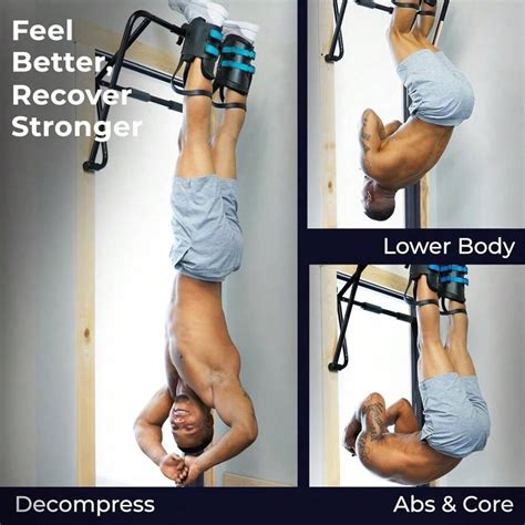 Teeter Ez Up Gravity Boots For Inversion Decompression Stretching Back