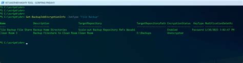 Quickly Check Backup Job Encryption Configuration Settings Using Powershell Veeam Community