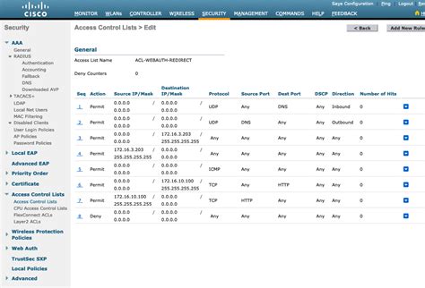 Solved Redirect Acl Not Received On Wlcv From Ise Guest Portal Access
