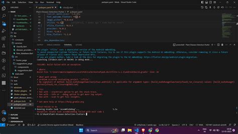 Error While Running The Code · Issue 3 · Loftydroidplant Disease Detection Flutter · Github