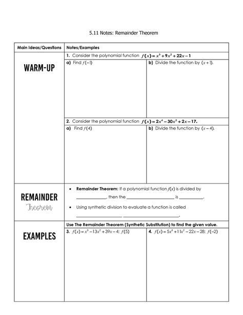 5 11 notes and assignment main ideas questions notes examples 1