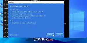 Cara Factory Reset Di Windows Dan Cepat Dan Mudah