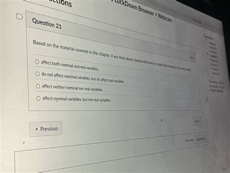 High Quality SOLUTION Question Affect Both Nominal And Real Variables Do Chegg