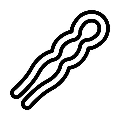 Hair Pin Icon Design Vector Art At Vecteezy