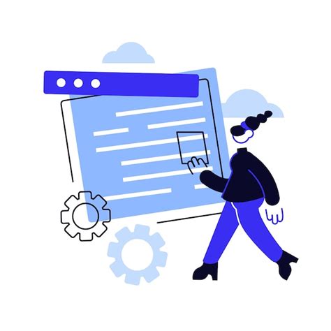 Premium Vector Cms Development Abstract Concept Vector Illustration