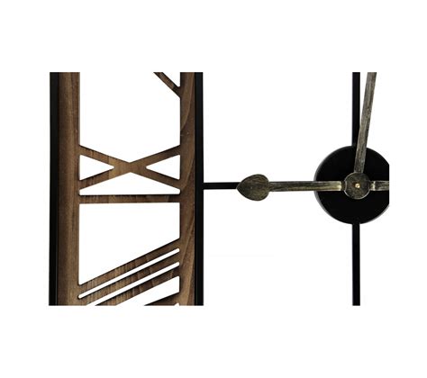 Grande Horloge Ancienne Carré Fer Forge Marron x x cm Fer Forgé Horloge Pendule BUT