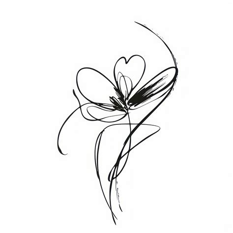Flower Scribble Art Illustrated Drawing Free Photo Illustration
