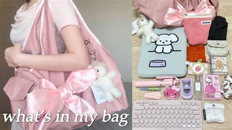 공항 가기 전 왓츠인마이백 🎀수납력 미친 보부상백 추천👜 잇템 가득 향수카드지갑파우치 등 Acc Youtube