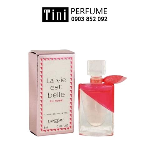 Nước Hoa Nữ Lancome La Vie est Belle en Rose Mini EDP ml Authentic