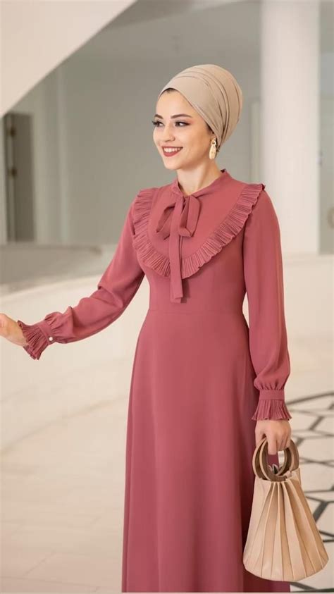Long Sleeve Womens Dress Modest Muslim Maxi Dress Fashion Islamic