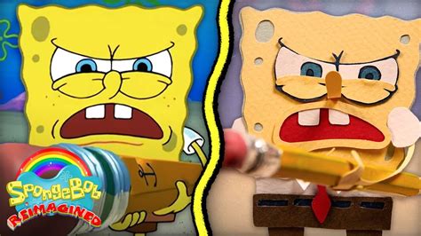 If Spongebob Was A Stop Motion Paper Cartoon 📝 Frankendoodle