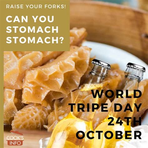 World Tripe Day Cooksinfo