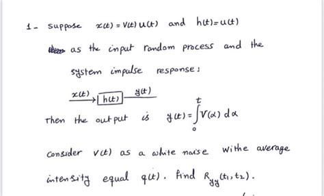 Solved 1 Suppose Xit Vt Ut And Hltuct Then As The