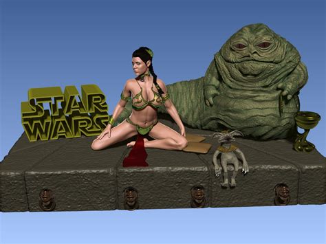 Princess Leia Sexy Jabba S Slave From Star Wars Series D Model By Cecchettorenato