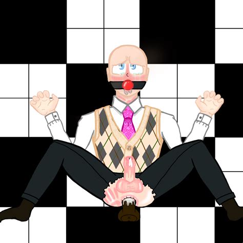 Rule 34 Anal Bald Ball Gag Blue Eyes Blush Crying With Eyes Open