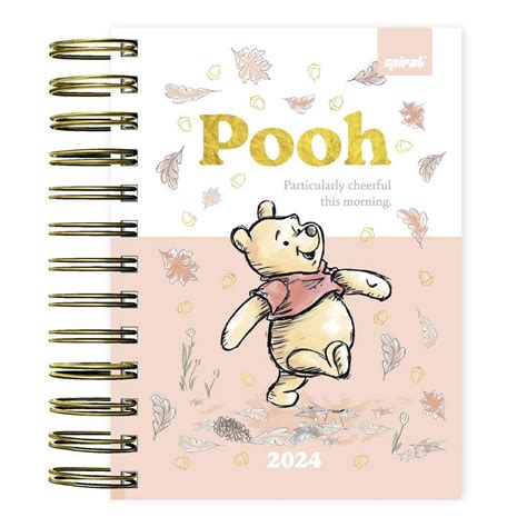 Agenda diária mini Pooh Spiral Pooh pt un em Promoção na Americanas