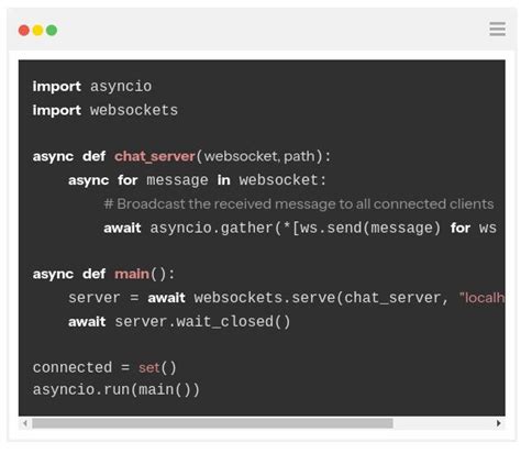 Chat Application Websocket Programming Softwaredeveloper