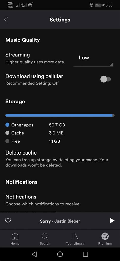 Change The Streaming Download Sound Quality On Spotify