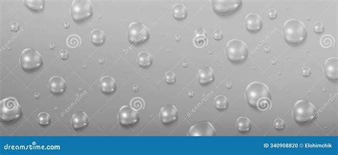Realistic Serum Or Water Drops Vector Illustration Of 3d Liquid Blobs With Gel Oil Collagen