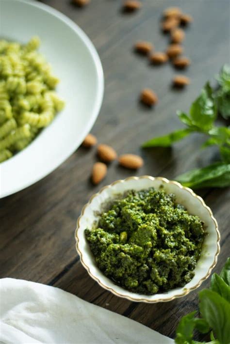 Spinach Almond Pesto Wild Vegan Flower