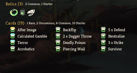 Never Fails Get Snek Skull Barely Get Any Poison Cards R Slaythespire