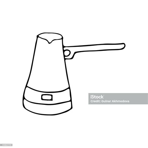 벡터에 커피 터크 낙서 아이콘 벡터에 손으로 그린 커피 터크 낙서 아이콘 낙서 커피 메이커 가정 생활에 대한 스톡 벡터 아트 및 기타 이미지 Istock