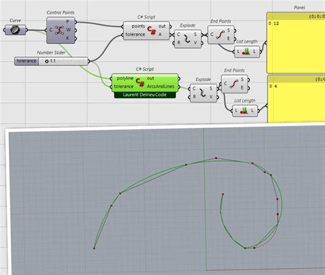 this gcode post processor squeezes lines into arcs grasshopper