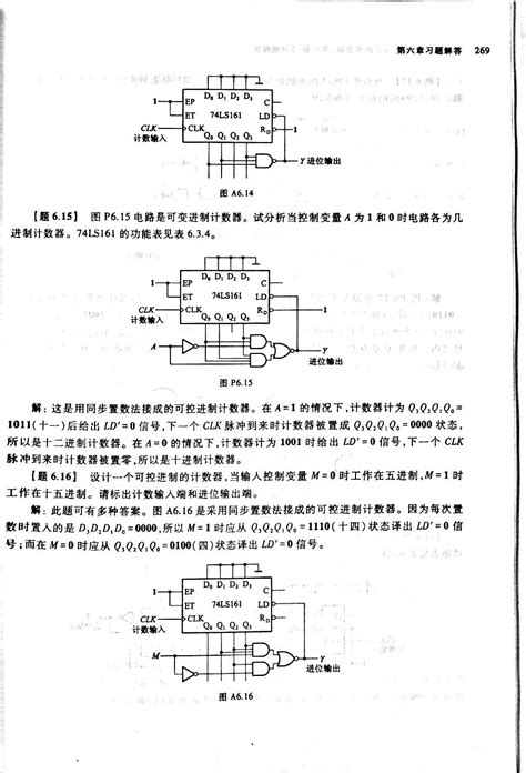 第六章 时序逻辑电路 （习题解答） 知ing学习资料一网打尽